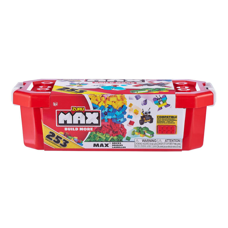 MAX Build More Building Bricks Value Set (253 Bricks) - Major Brand ...