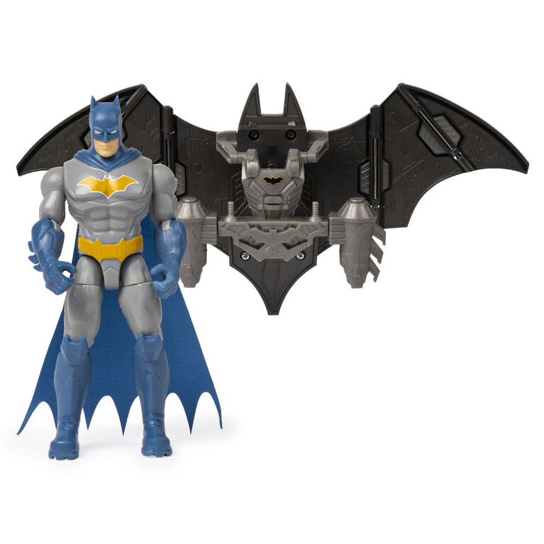 BATMAN, 4-Inch BATMAN Mega Gear Deluxe Action Figure with Transforming ...