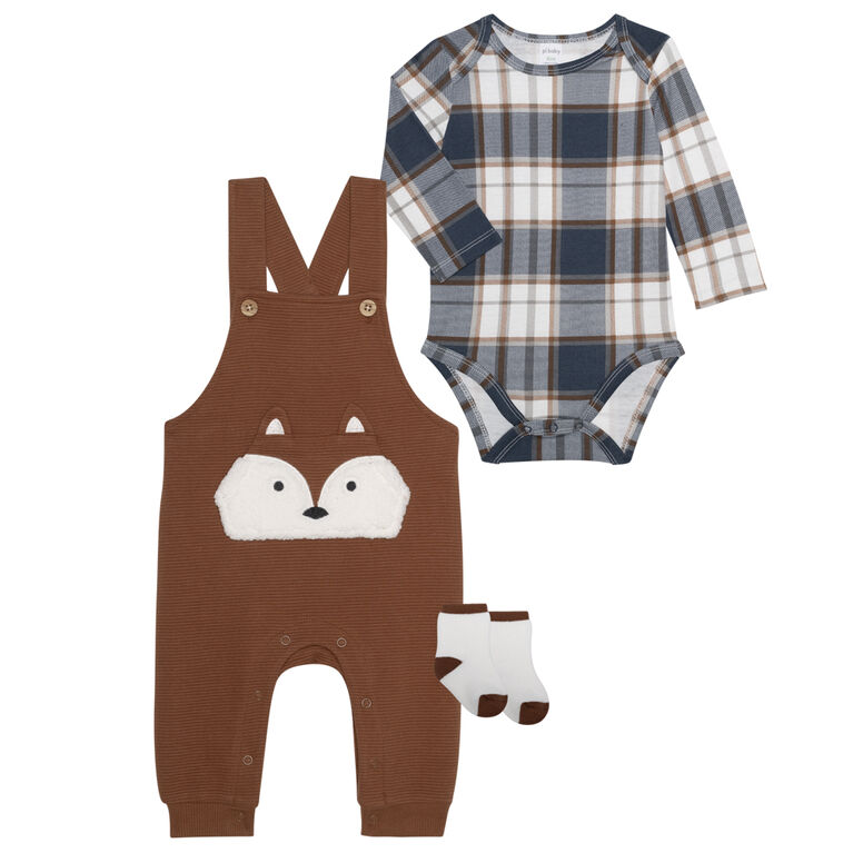 PL Baby Overall Set Rustic Fox 9M | Babies R Us Canada