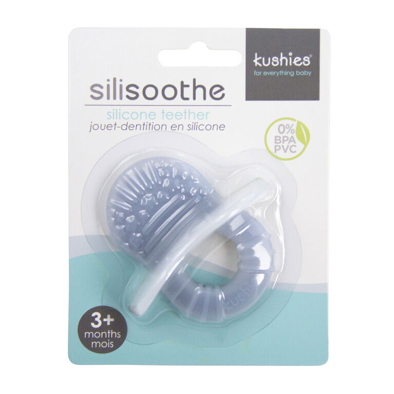Kushies Silisoothe Silicone Teether - Pebble | Babies R Us Canada