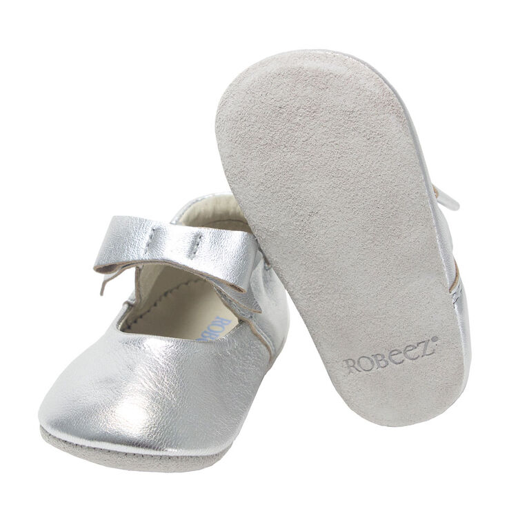 Robeez - First KicksSofia Silver 6-9M | Babies R Us Canada