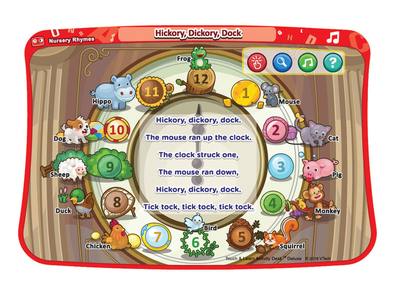 VTech Activity Desk Expansion Pack Nursery Rhymes - English Edition ...