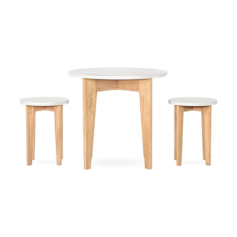 Ensemble table ronde et tabourets pour enfants Geo de Forever Eclectic ...