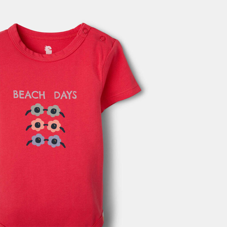 Cache Couche Imprime Mc De Base Plage Rose Fnc 3A6M | Babies R Us Canada