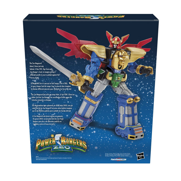 Power Rangers Zeo Megazord 12-inch Collectible Action Figure, Poseable ...
