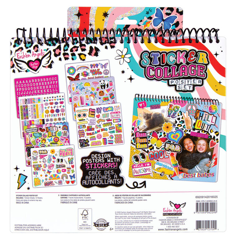 Sticker Collage Portfolio Poster Set | Toys R Us Canada
