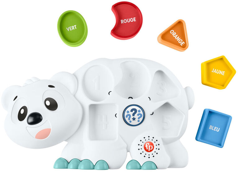 Fisher-Price Linkimals Puzzlin' Shapes Polar Bear - French Version ...