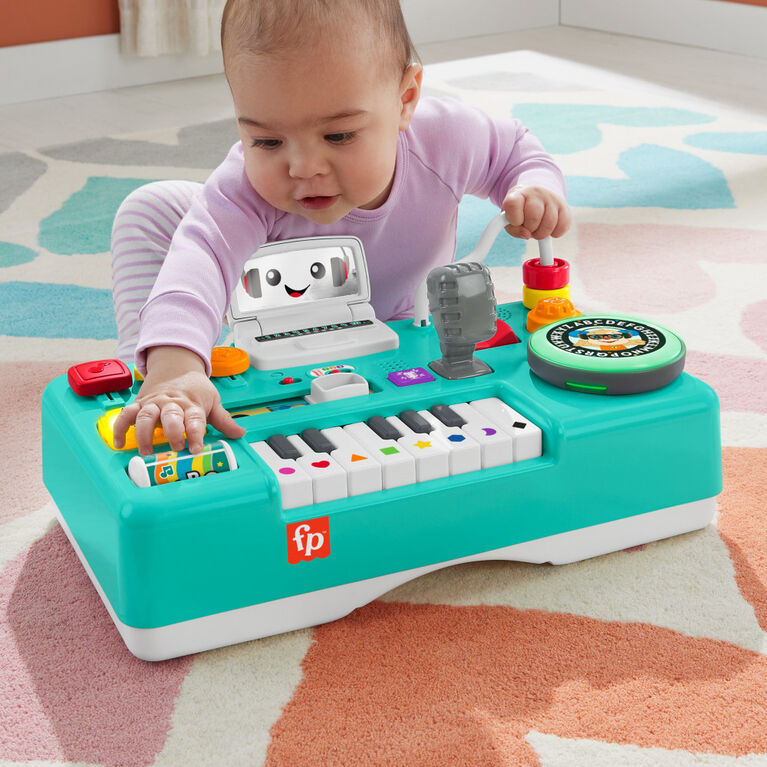 Fisher-Price Laugh and Learn Mix and Learn DJ Table Musical Learning ...