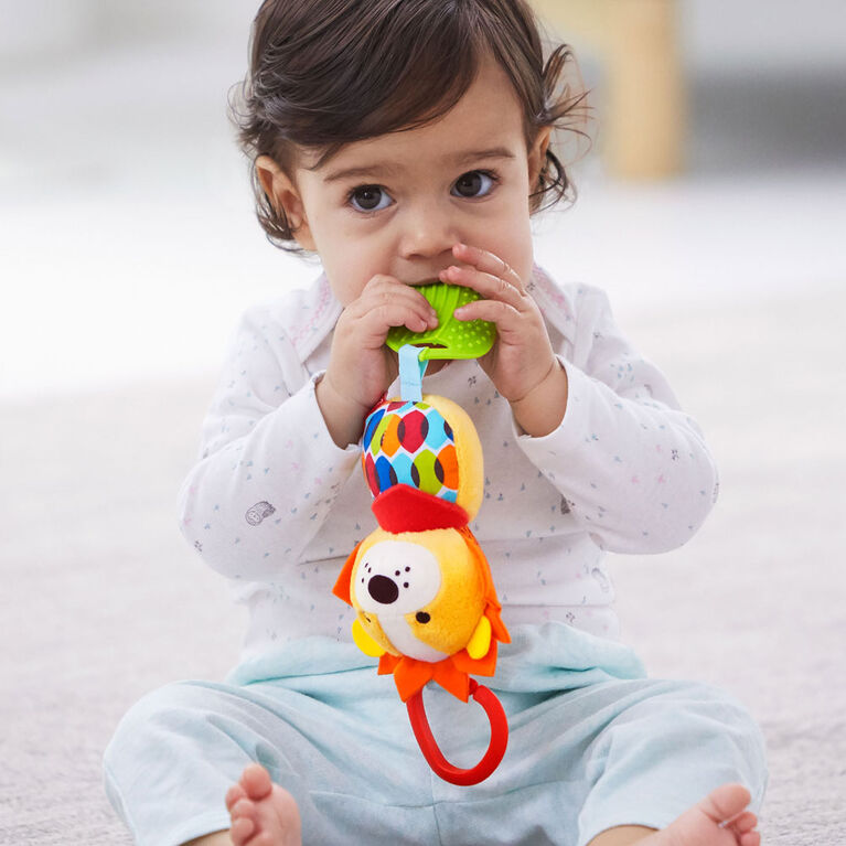 Skip Hop Bandana Buddies Chime & Teethe Toy - Lion | Babies R Us Canada
