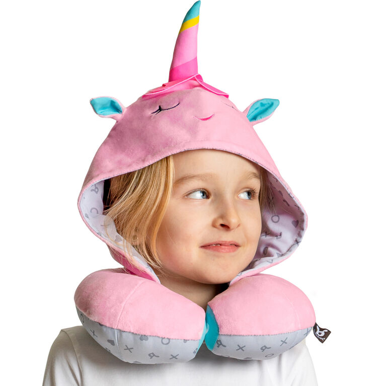 Benbat - Hooded Travel Head and Neck Support - Unicorn / Pink / 3 ...