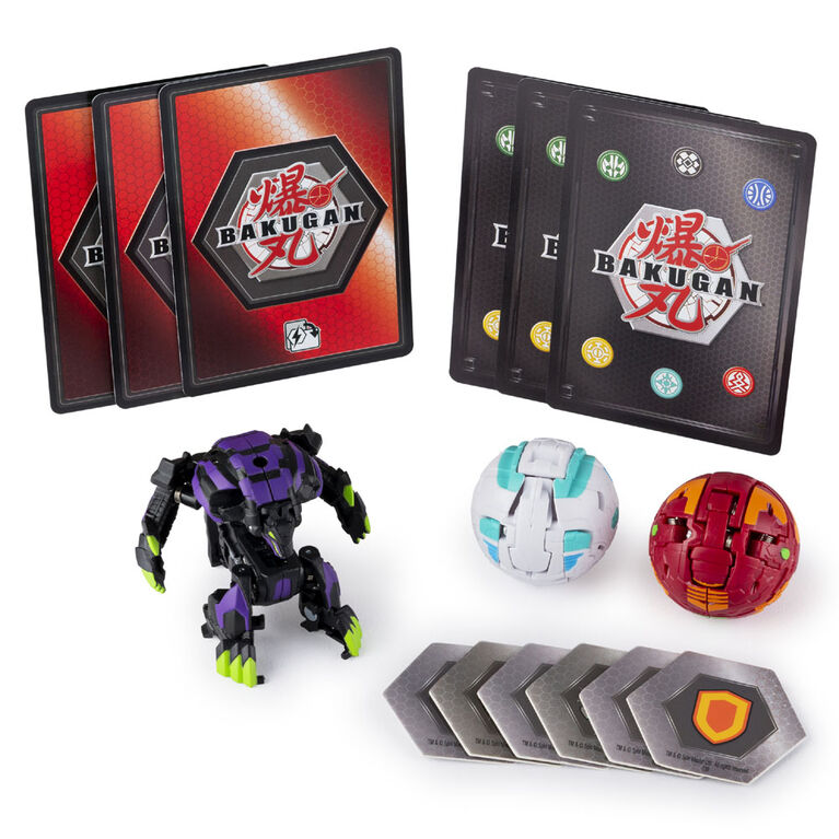 Bakugan Starter Pack 3-Pack, Darkus Lupitheon | Toys R Us Canada