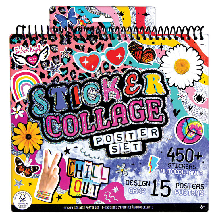 Sticker Collage Portfolio Poster Set | Toys R Us Canada