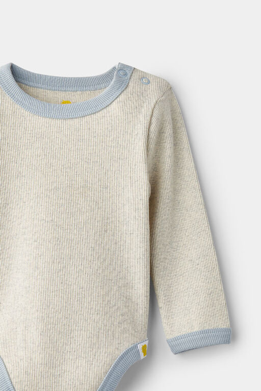 Cache-Couche Côtelé Gris 6-9M | Babies R Us Canada