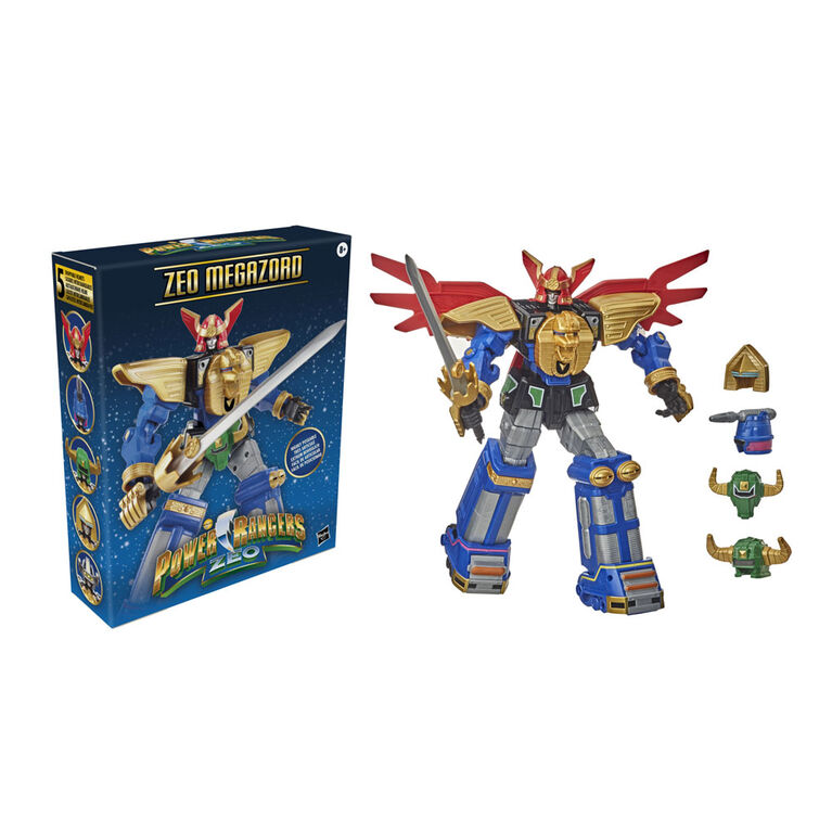 Power Rangers Zeo Megazord 12-inch Collectible Action Figure, Poseable ...