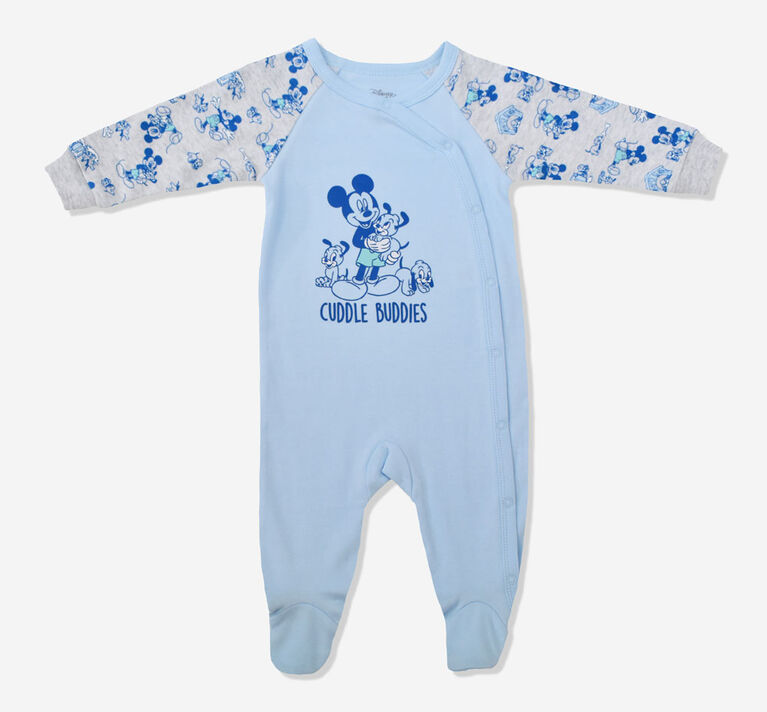Disney Mickey Footed Sleeper Blue | Babies R Us Canada