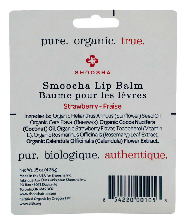 Shoosha Smoocha Lip Balm Strawberry | Babies R Us Canada