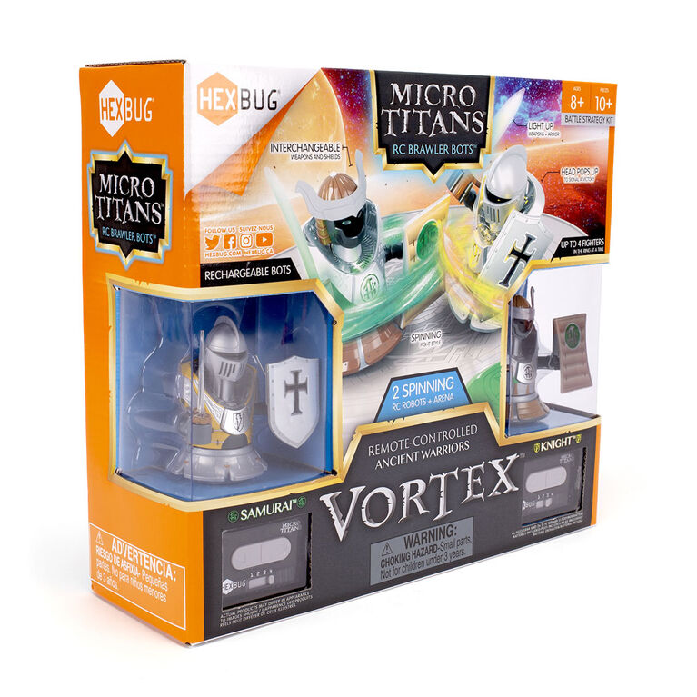 Hexbug Micro Titans Vortex Knight Vs Samurai | Toys R Us Canada