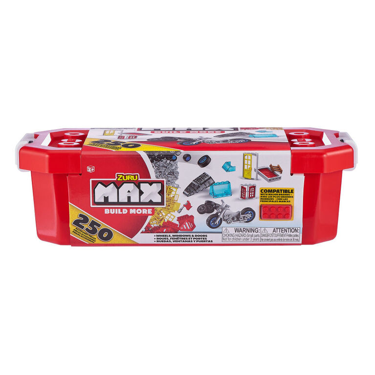 MAX Build More Building Bricks Accessories and Wheels Value Set (250 ...