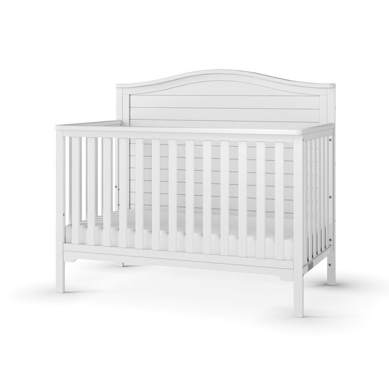 Wilmington Arch Top 4-in-1 Convertible Crib, Matte White - R Exclusive ...