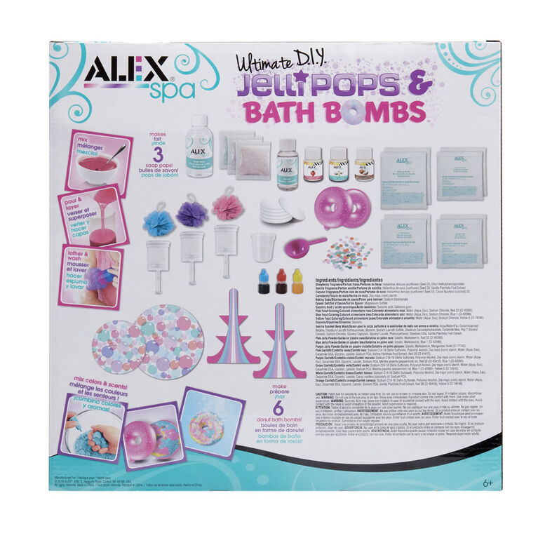 ALEX Spa Ultimate DIY Jelli Pops et bombes pour le bain | Toys R Us Canada
