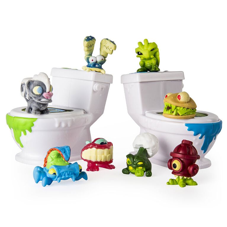 Flush Force - Series 1 - Bizarre Bathroom Collectible 8-Pack Figures ...