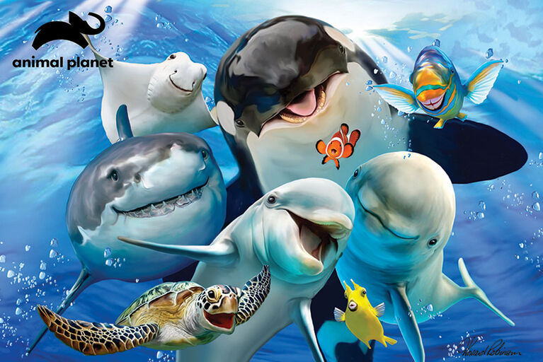 Animal Planet - Ocean Selfie - 150 Piece 3D Puzzle - R Exclusive | Toys ...