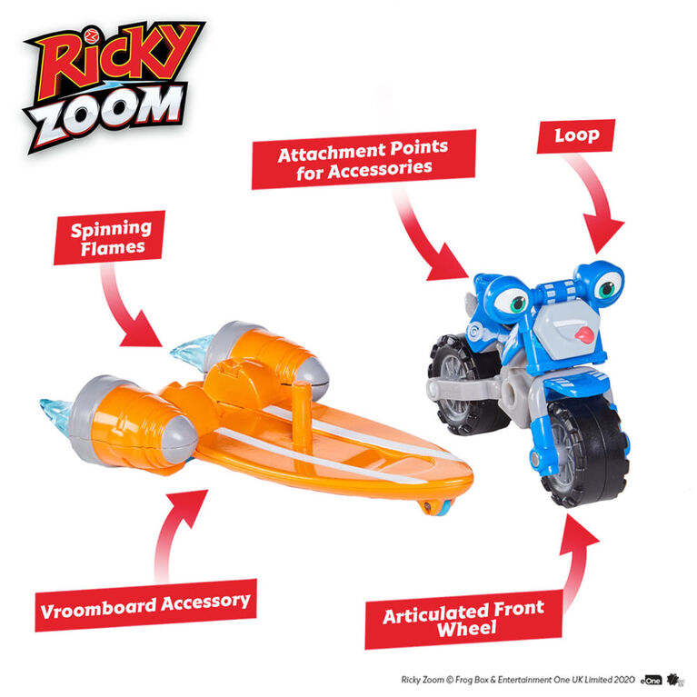 Voiture de Course et Action Loop Hoopla Ricky Zoom avec un accessoire ...