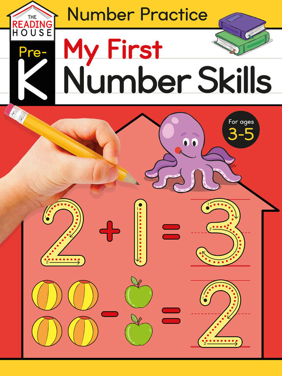 My First Number Skills (Pre-K Number Workbook) - English Edition | Toys ...