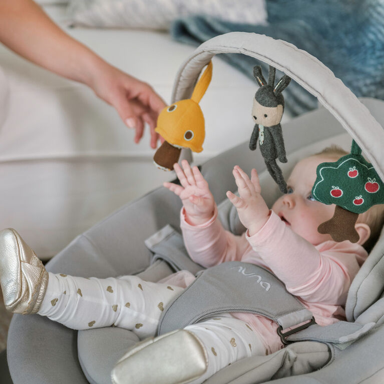 Nuna LEAF grow Swing with Toy Bar - Champagne | Babies R Us Canada