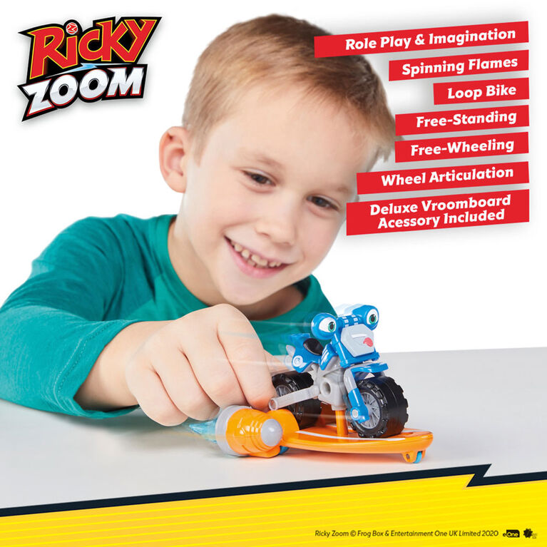 Voiture de Course et Action Loop Hoopla Ricky Zoom avec un accessoire ...