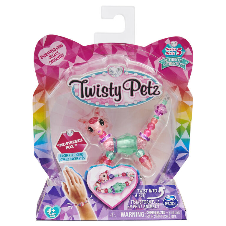 Twisty Petz, Series 5, McSweetz Fox Collectible Bracelet | Toys R Us Canada