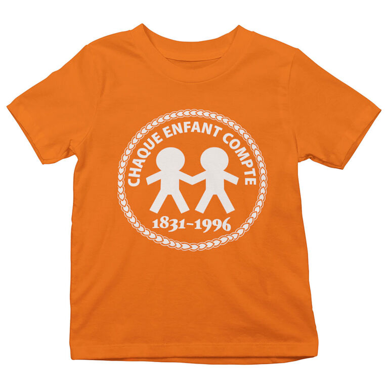 Chaque Enfant Compt Orange Tee Shirt Short Sleeve Youth Tee - XL ...