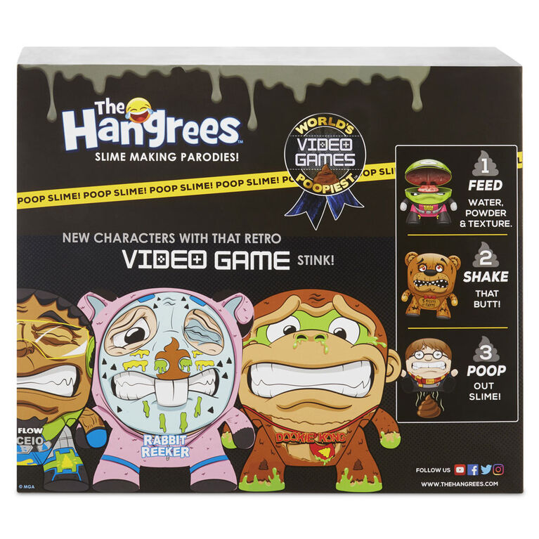 The Hangrees World's Poopiest Video Games Collectible Parody Figures 3 ...