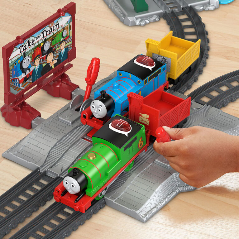 Fisher Price Thomas & Friends Explore the Rails Deluxe Train Set ...