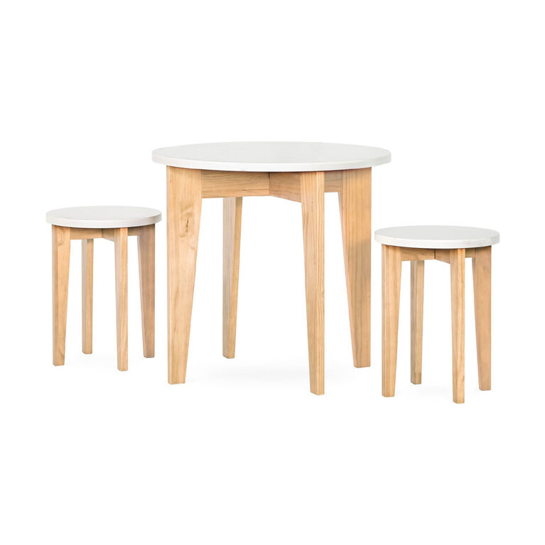 Ensemble table ronde et tabourets pour enfants Geo de Forever Eclectic ...