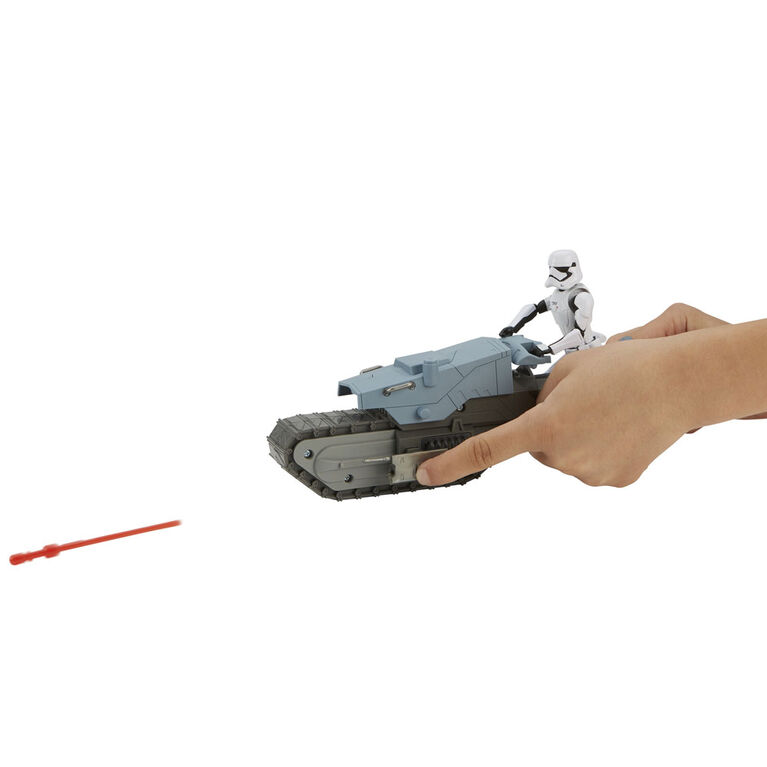 Star Wars Galaxy of Adventures First Order Driver and Treadspeeder ...