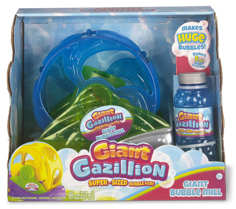 Gazillion Giant Bubble Mill Blue/Green | Toys R Us Canada