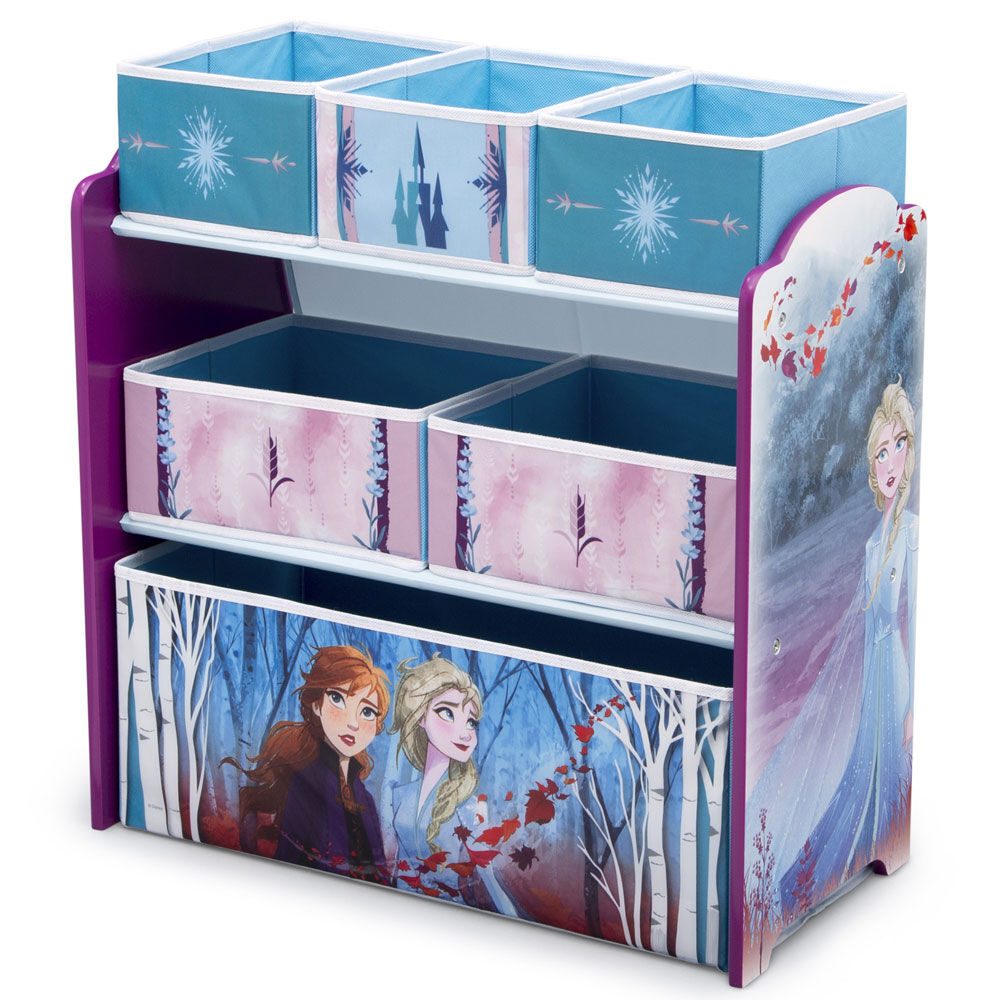 Delta Children Frozen II 6 Bin Design and Store Toy Organizer English Edition