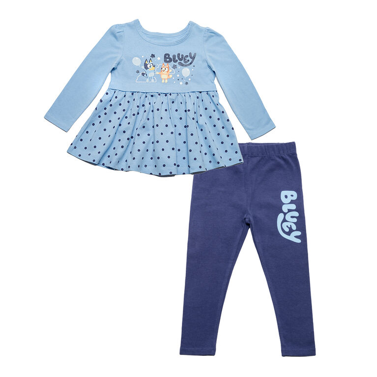 Bluey - 2 Piece Combo Set - Blue and Navy - Size 3T - Toys R Us ...