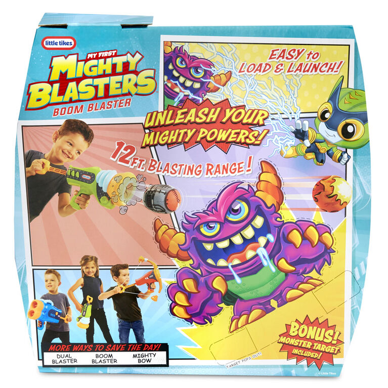 Mighty Blasters Boom Blaster Toy Blaster with 3 Soft Power Pods by ...