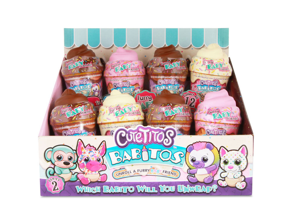 Cutetitos Babitos Furry Baby Friend Collectible Surprise Stuffed Animals Series 3 Candy Colours and styles may vary