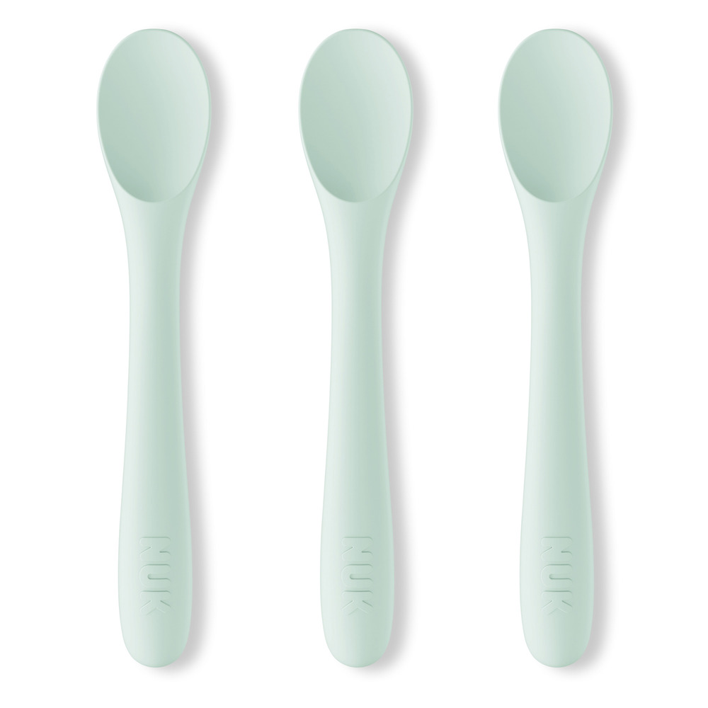 NUK Silicone Baby Spoons, 3PK | Babies R Us Canada