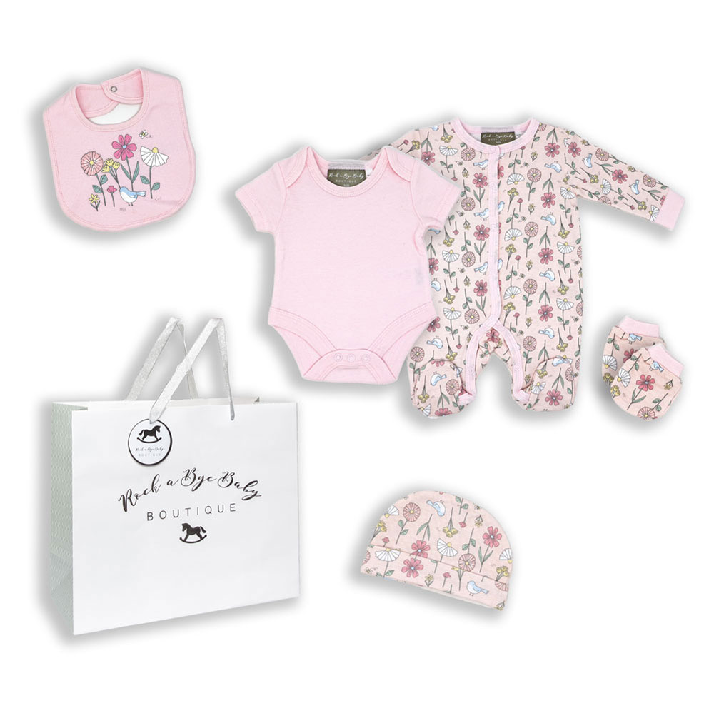 Rock A Bye Baby 5 Piece Floral Newborn | Babies R Us Canada