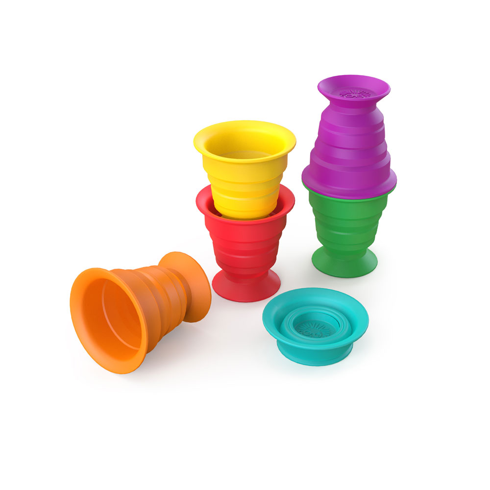 Baby Einstein Stack and Squish Cups Sensory Stacking Toys | Babies R Us ...
