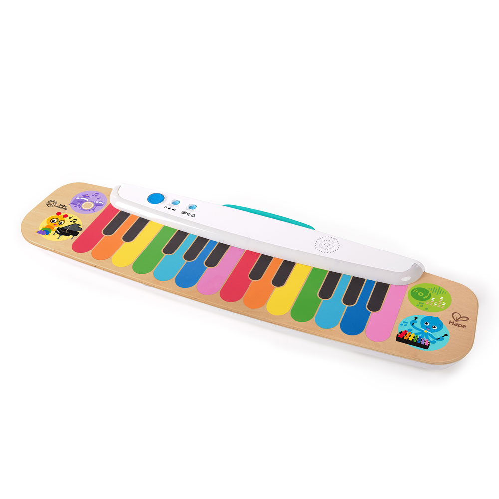 Notes & Keys Magic Touch Wooden Electronic Keyboard Toddler Toy ...