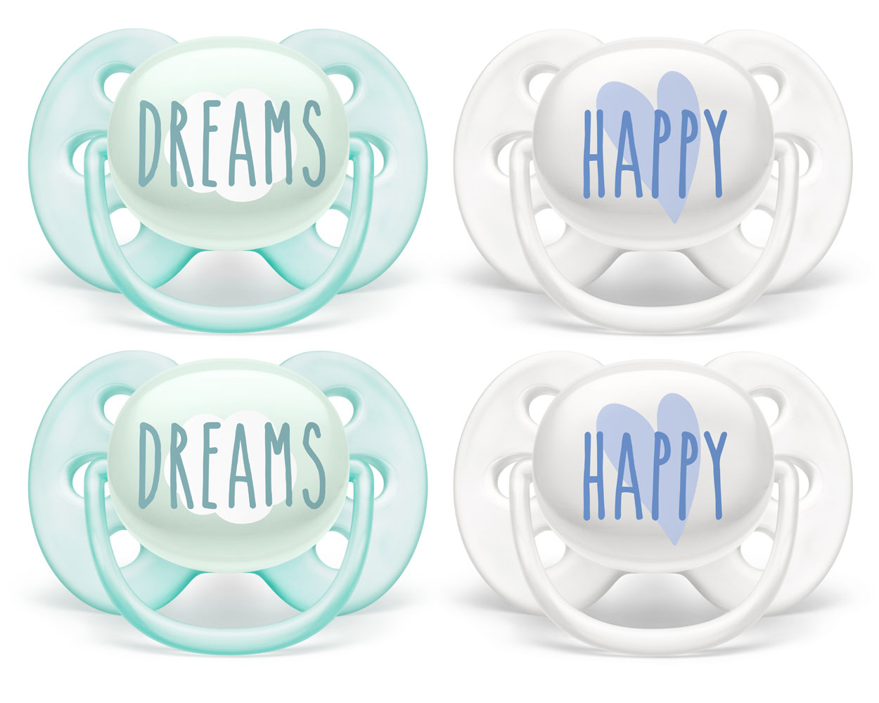 Philips Avent Ultra Soft Pacifier 0-6 months, Dreams and Happy Designs ...