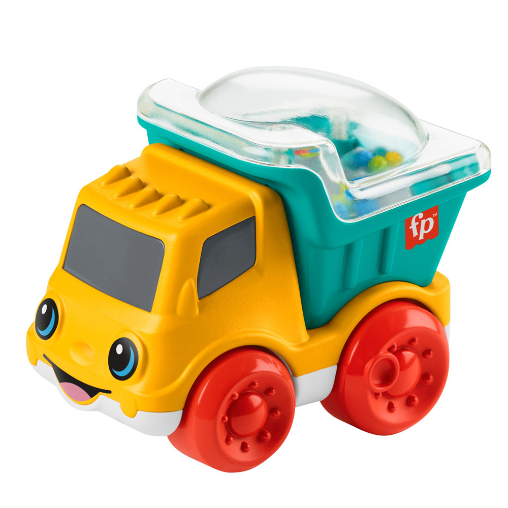 Fisher-Price Poppity Pop Dump Truck Push-Along Toy Ball Popper Vehicle ...