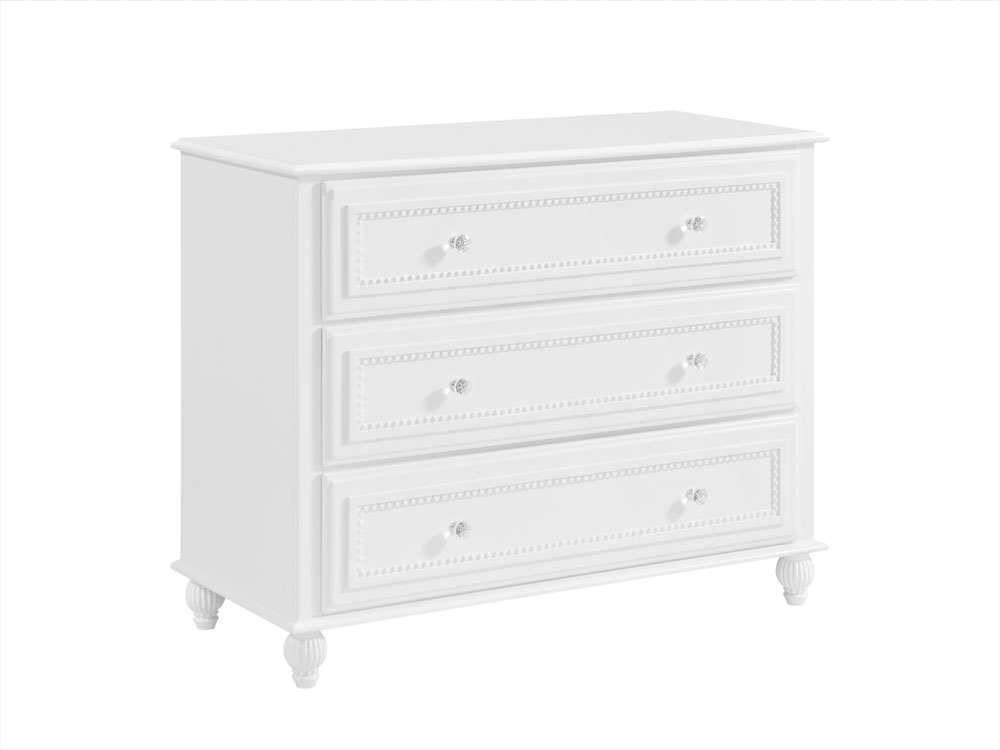 Briella 3 Drawer Dresser White | Babies R Us Canada