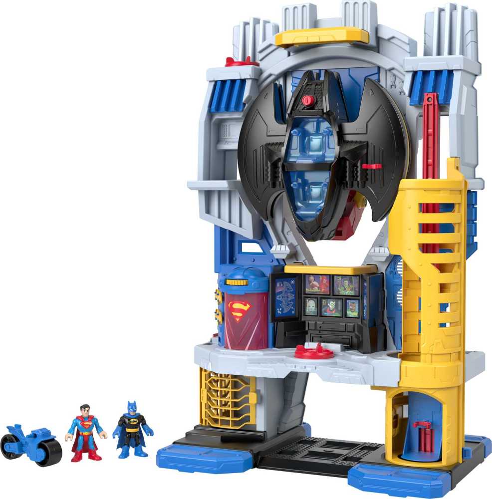 Imaginext DC Super Friends Ultimate Headquarters Playset with Batman ...