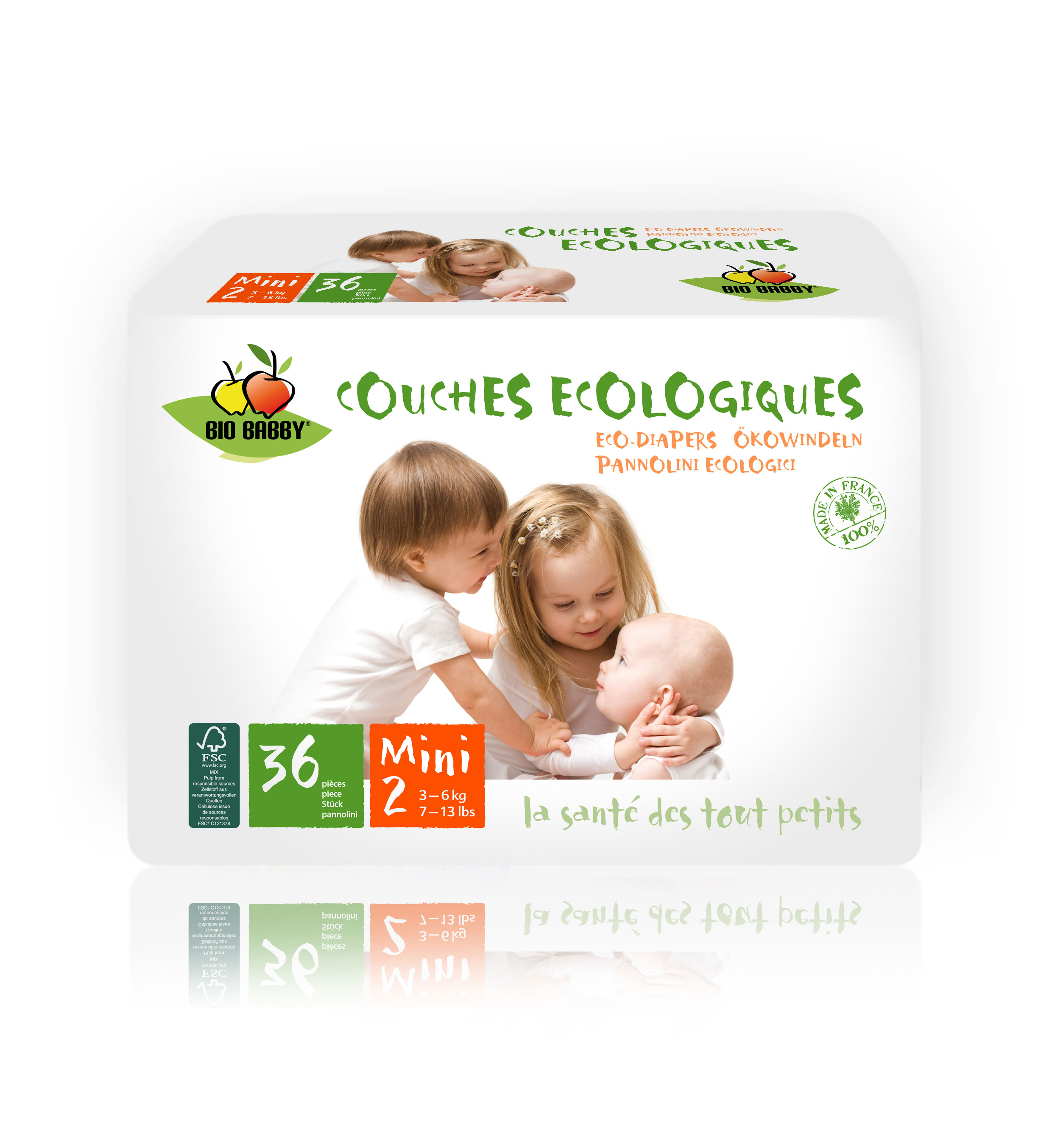 Bio Babby Eco Diapers - MINI (6 x 36 ea) | Babies R Us Canada